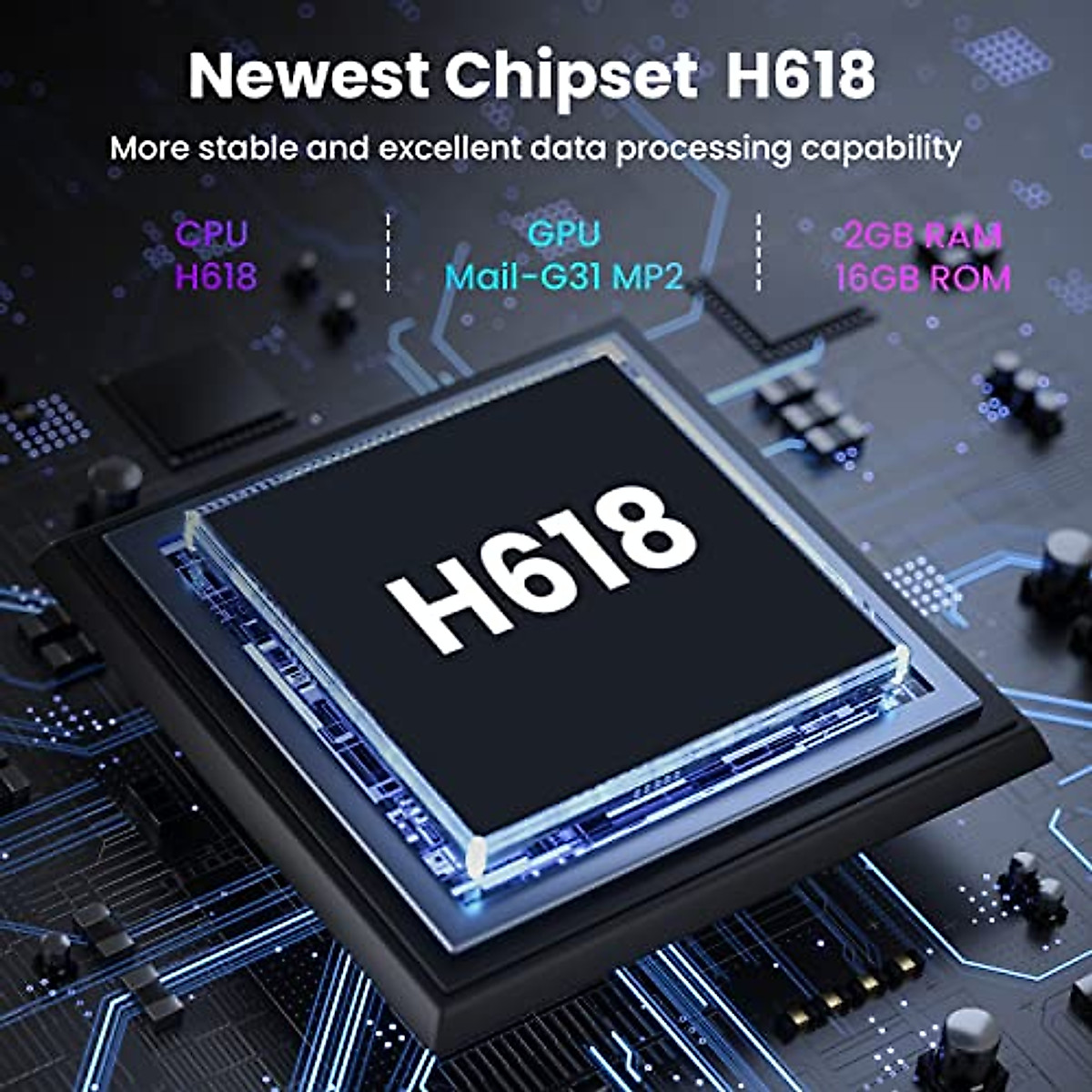 Android TV Box 12.0 2GB 16GB WiFi 6 2.4G 5.8G TV Box Android 2022 H618 Chip Support 4K 6K HDR10 BT5.0 USB 2.0 with Mini Backlit Keyboard