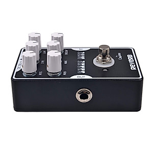 Caline CP-26 Snake Bite Acoustic Guitar Electric Effects Pedal Reverb Delay Digital Analogy Multi Distortions True Bypass Black