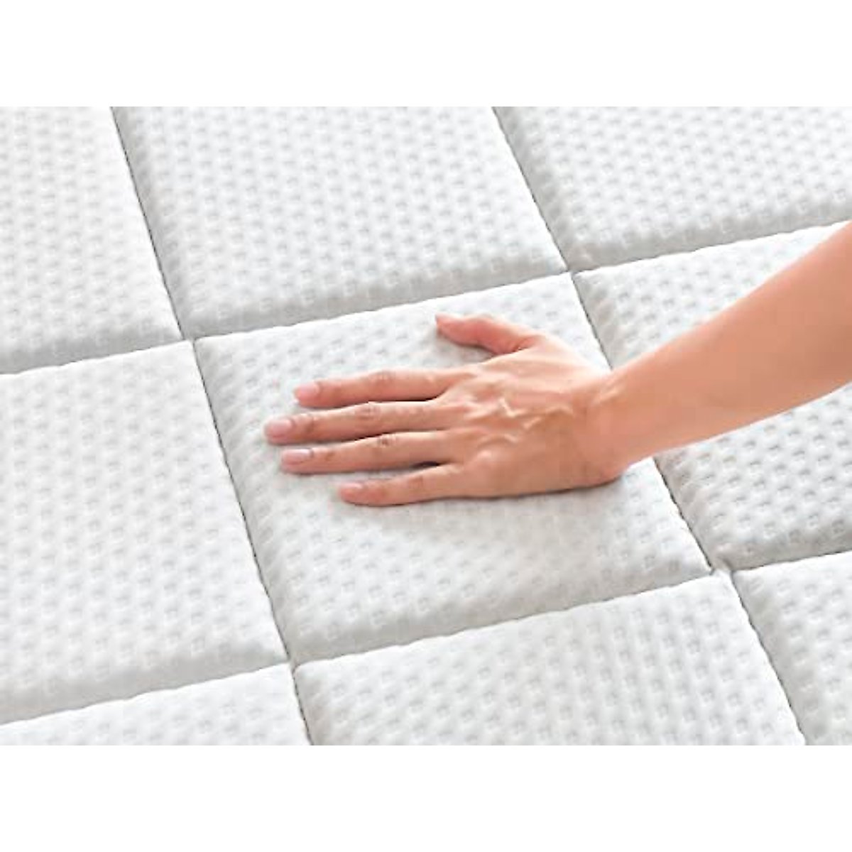Twin Mattress - 8" Hybrid Mattress with Foam and Spring for Optimal Support and Comfort - Quilted Foam Soft Top - Rolled in a Box - Medium Firm - Oliver & Smith