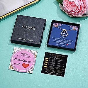 M MOOHAM Initial Necklaces for Women, Initial Necklace K Necklace for Girls Gold Initial Necklace for Women Letter Necklace Gifts for Teen Girls Necklaces for Teen Girls Jewelry for Teen Girls