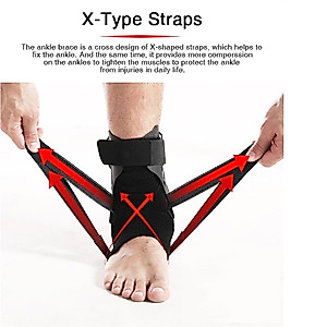 AWEMED Plantar Fasciitis Night Splint Ankle Support Adjustable Ankle Sprain Orthopedic Stabilizer Night Splint for Heel Pain Support Strap Brace Bandage Foot Guard Protector