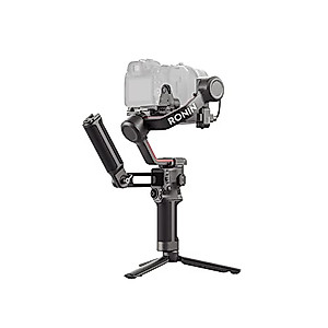 DJI RS 3 Combo, 3-Axis Gimbal Stabilizer for DSLR and Mirrorless Camera for Canon/Sony/Panasonic/Nikon/Fujifilm, 3 kg (6.6 lbs) Payload, Automated Axis Locks, 1.8" OLED Touchscreen, Focus Motor (2022)