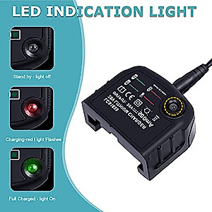 20 Volt LithiumIon Battery Charger LCS1620 for Black & Decker for Porter Cable for STANLEYBattery 14.4V 18V 20 Volt Batteries LBXR20 LBXR20-OPE LB20 LBX20 LBXR16 US Plug laipuduo