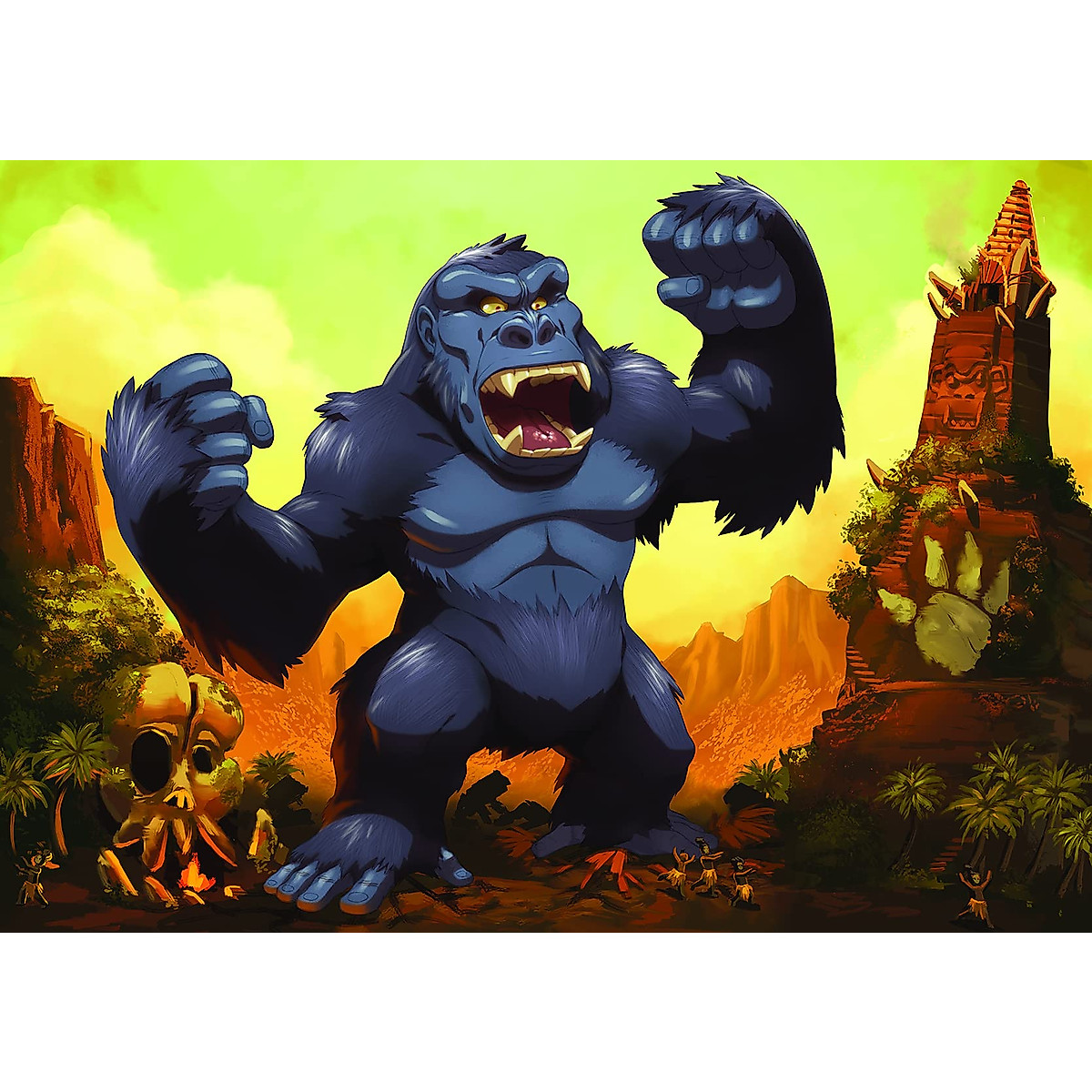 IELLO: Monster Pack King Kong Expansion, Strategy Board Game, Introduces King Kong Into The Roster, 2 to 6 Players, 30 Minute Play Time, Ages 8 and Up