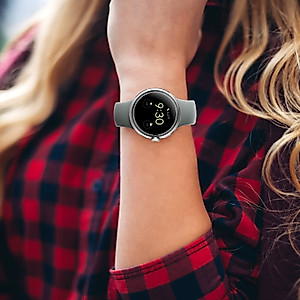 Tiorecime 4 Pack Case for Pixel Watch 2/Pixel Watch, Premium Shockproof Hard PC Protective Cover, All-Around Edge Bumper Compatible with Pixel Watch 2