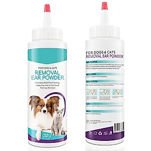 ALIVO Dog Ear Cleaner, Ear Cleaning Powder for Dogs & Cats Ear Infection, Pet Ear Powder Supports Dog Ear Infection Relief, Soothes Itchy Ears & Relieve Scratching, Dog Ear Care Cleaning Powder - 30g
