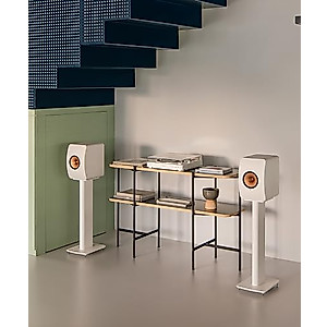 KEF LS50 Wireless II Powered Bookshelf Speakers - Pair (Mineral White)