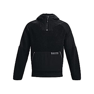 Under Armour mens Mission Boucle Anorak, Black (001)/Pitch Gray, Large