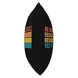 Be Nostalgic Reduce Reuse Recycle Waste Management Throw Pillow