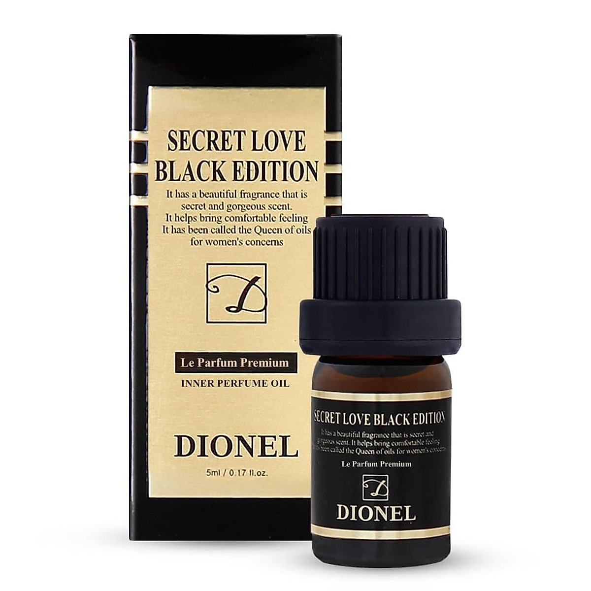 Dionel Secret Love Black Edition inner perfume fragrance oil for underwear women Long-lasting feminine romantic floral scent 5ml 0.17fl.oz