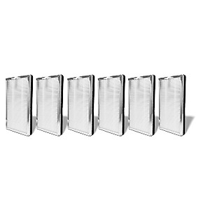Nispira True HEPA Replacement Filter with Activated Carbon Compatible with MA#15 Air Purifier Part MA#15R. 6 Packs