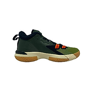 Nike Jordan Kid's Zion 1 (GS) Basketball Shoe (Carbon Green/Black- Asparagus, us_Footwear_Size_System, Big_Kid, Men, Numeric, Medium, Numeric_5_Point_5)