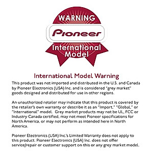 Pioneer 6.8" Double DIN Touchscreen Display, Apple iPhone and Android Music Support, Bluetooth in-Dash AM/FM Front USB Digital Multimedia Car Stereo Receiver/Free Alphasonik Earbuds
