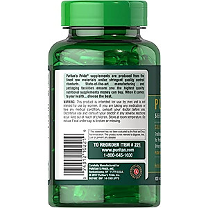 Pumpkin Seed Oil, Supports Prostate and Urinary Health White 100 Count (Pack of 1)