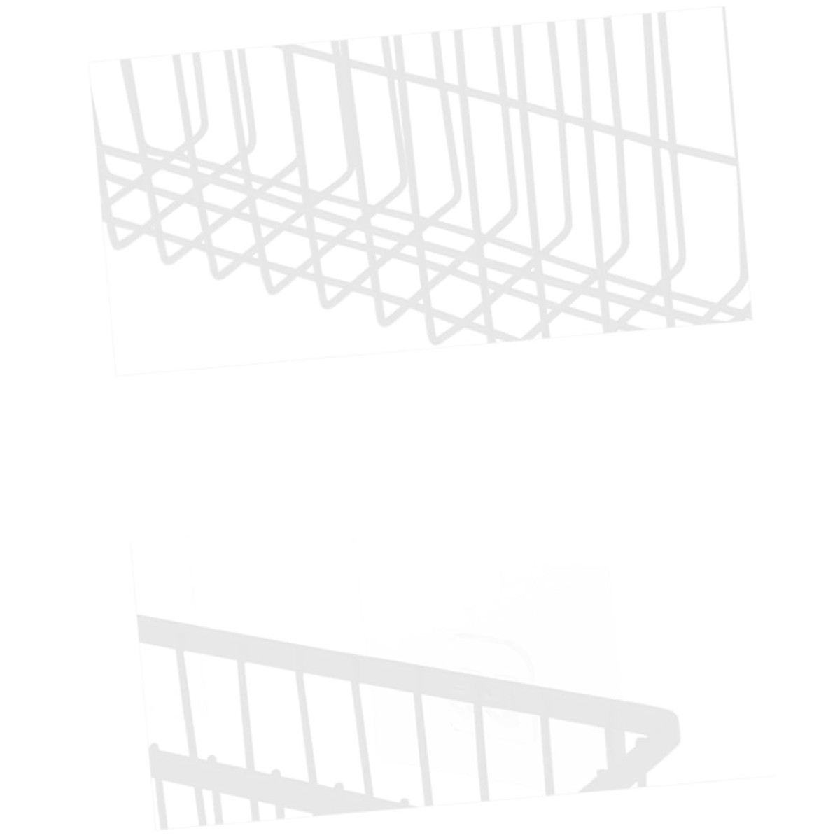 Hoement Bathroom Wall Organizer Bread Clear Container Bathroom Storage Rack Kitchen Wall Holder Heart Spoons Wrapping Paper Canister Hanging Basket Container for Cooling Wine Ledge White