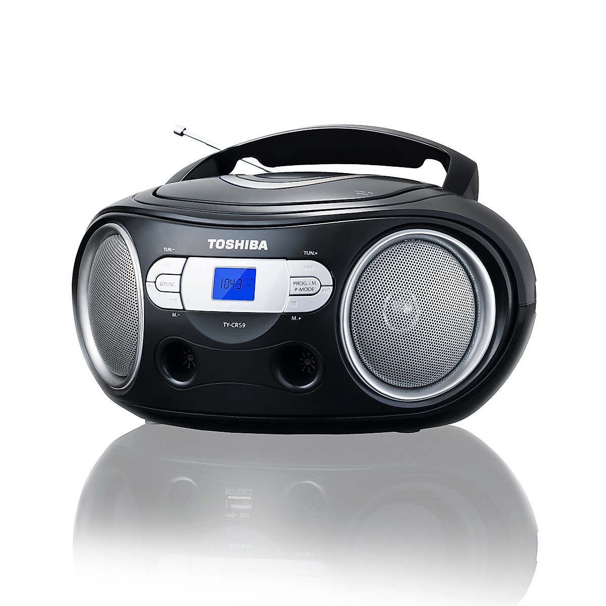 Toshiba TY-CRS9 Portable CD Boombox with AM/FM Stereo and Aux Input