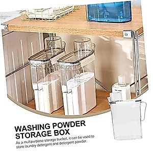 2pcs laundry storage box scent booster beads dispenser scent boosters laundry containers for soap dispensers Liquid Sub Bucket storage barrel with cover plastic