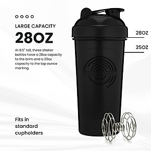 GOMOYO [4 Pack] 20-Ounce Shaker Bottle | Protein Shaker Cup 4-Pack with Agitators (Coral/White, Purple, Mint/White, Rose) | Protein Shaker Bottle Set is BPA Free and Dishwasher Safe
