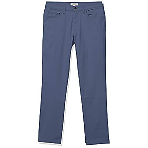 Amazon Essentials Men's Skinny-Fit 5-Pocket Comfort Stretch Chino Pant (Previously Goodthreads), Denim, 32W x 28L
