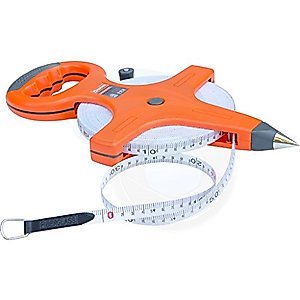 50Meter Constriction Metric Retractable Long Fiberglass Measuring Tape