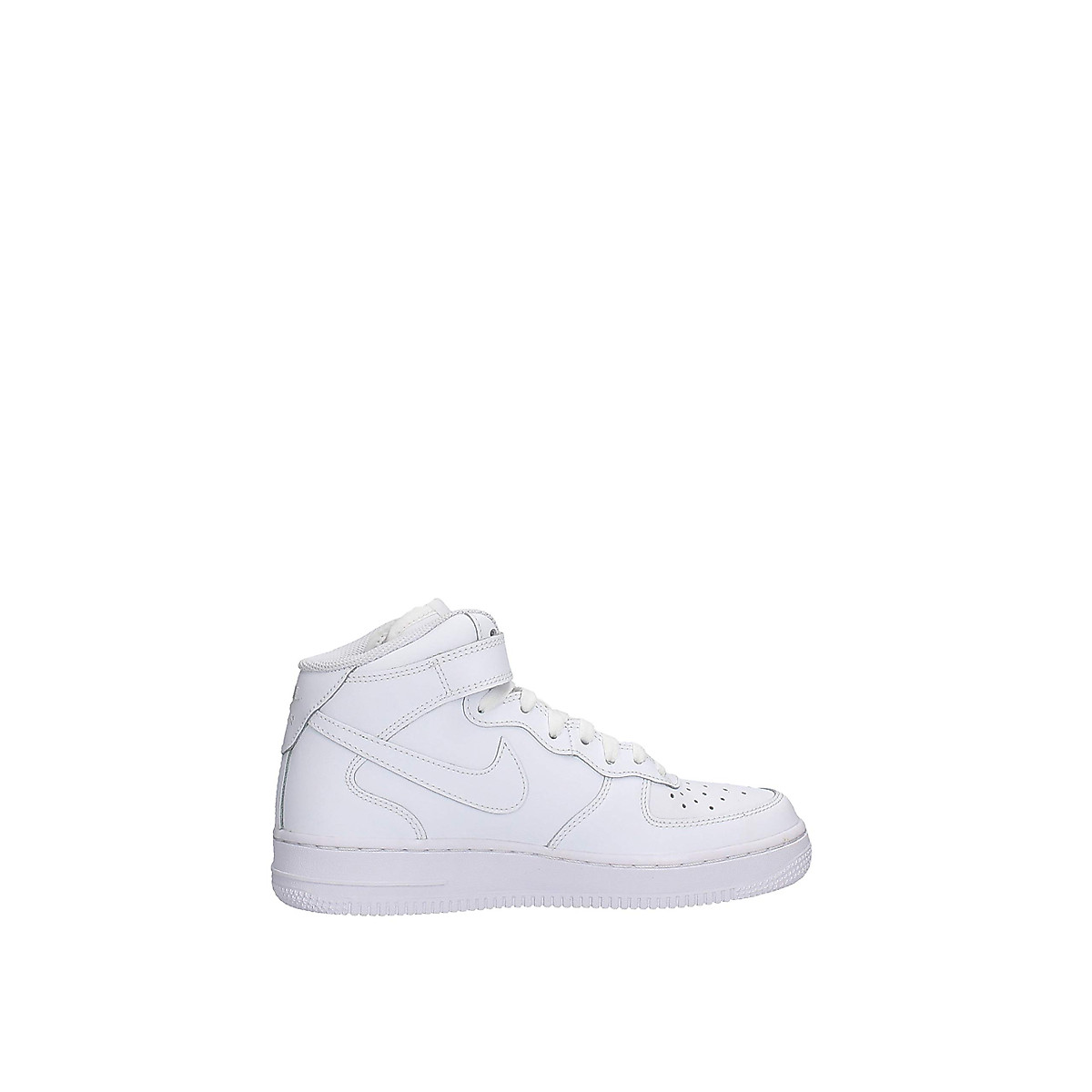 Nike Boys' Air Force 1 Trainers, White (White/White 113), 5 Big Kid