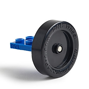 PRO Brick Wheel - Axle Assembly for Brick Derby Car Racing (Set of 4) by Pinewood Pro