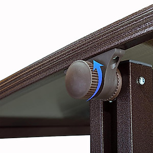 Timyrimy Swing Chair Replacement Part, Canopy Screw M8 x 45mm for PVC Canopy Porch Swing, Replacement Knobs, Fixing Bolts to Attach Canopy Frame to Swing Frame 2PCS/Pack (M8*45)