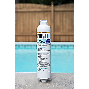 Hydro Life 52804 Pool Pre-Fill Water Filter with Calcium Blocker, White