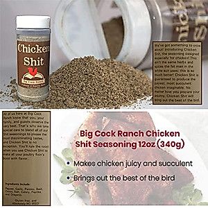 Big Cock Ranch Gourmet Seasoning Bundle All-Purpose Special 13oz, Bull for Steak, Good Sweet N' Salty 11oz and Chicken Gluten-Free and No MSG
