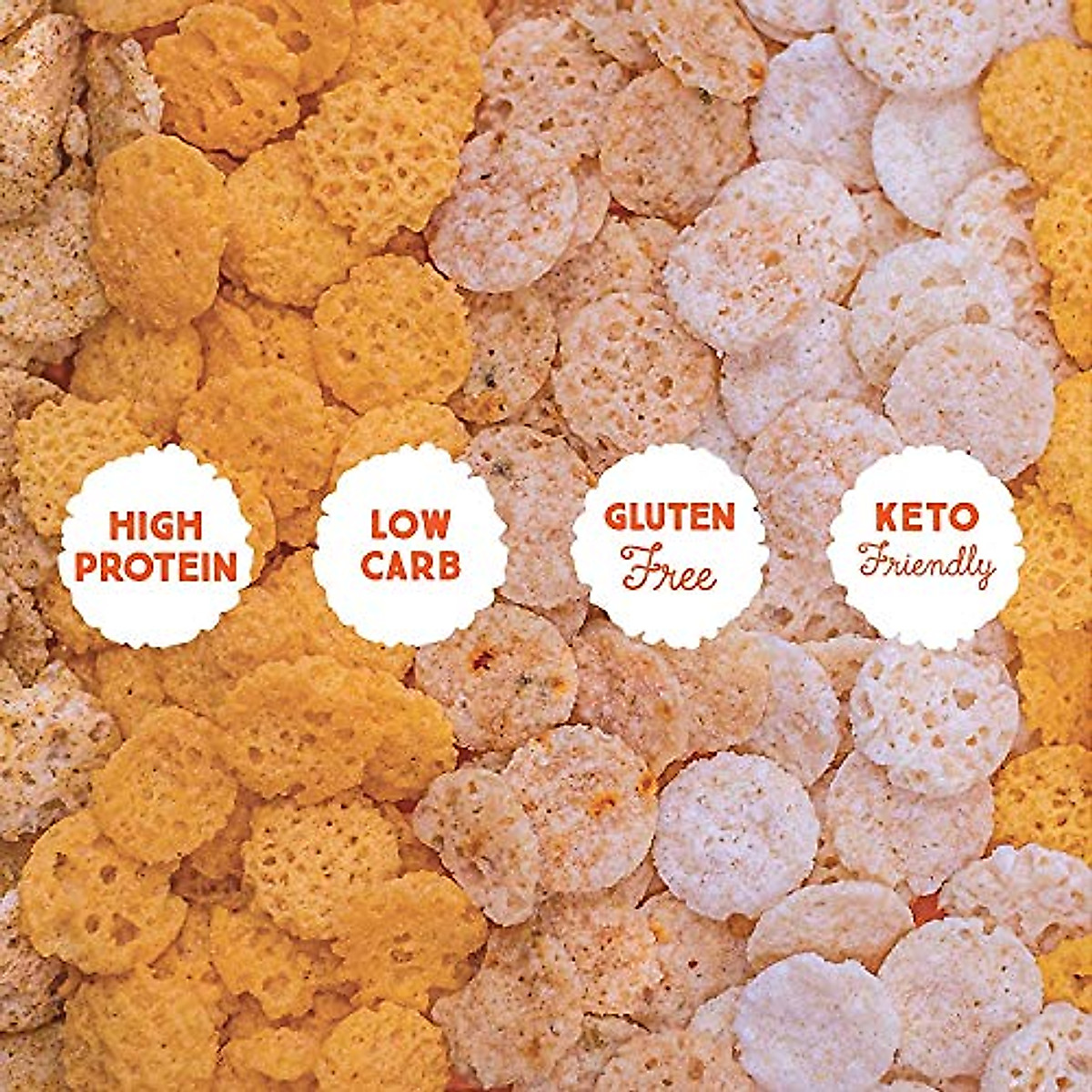 Whisps Cheese Crisps Tangy Ranch | Protein Chips | Healthy Snacks | Protein Snacks, Gluten Free, High Protein, Low Carb Keto Food (2.12 Oz, 3 Pack)