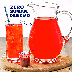 Splenda Peel and Pour Zero Calorie Drink Mix, Fruit Punch, Naturally Flavored Sugar Free Concentrate, 12 Multi Serve Liquid Pitcher Pods