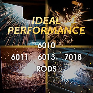 TOOLIOM 135A 110V Stick Welder MMA arc Welder Machine dc Inverter Welder with Digital Display Portable Welding Machine