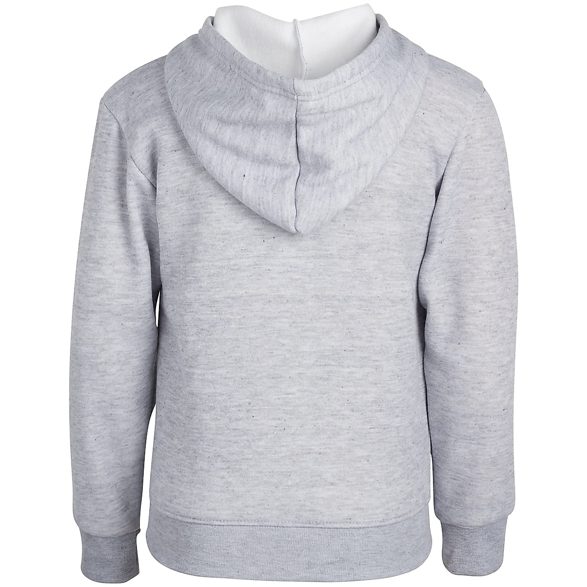 Quad Seven Boys' Fleece Jogger Set - 4 Piece Basic Solid Full Zip Hoodie and Sweatpants (Size 8-18), Size 8-10, Black/Heather Grey