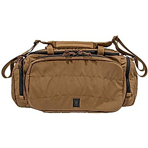 Grey Ghost Gear Range Bag, Coyote Brown, 500D Cordura Nylon, 9"x20"x7", 1,260 Total Cubic Inches