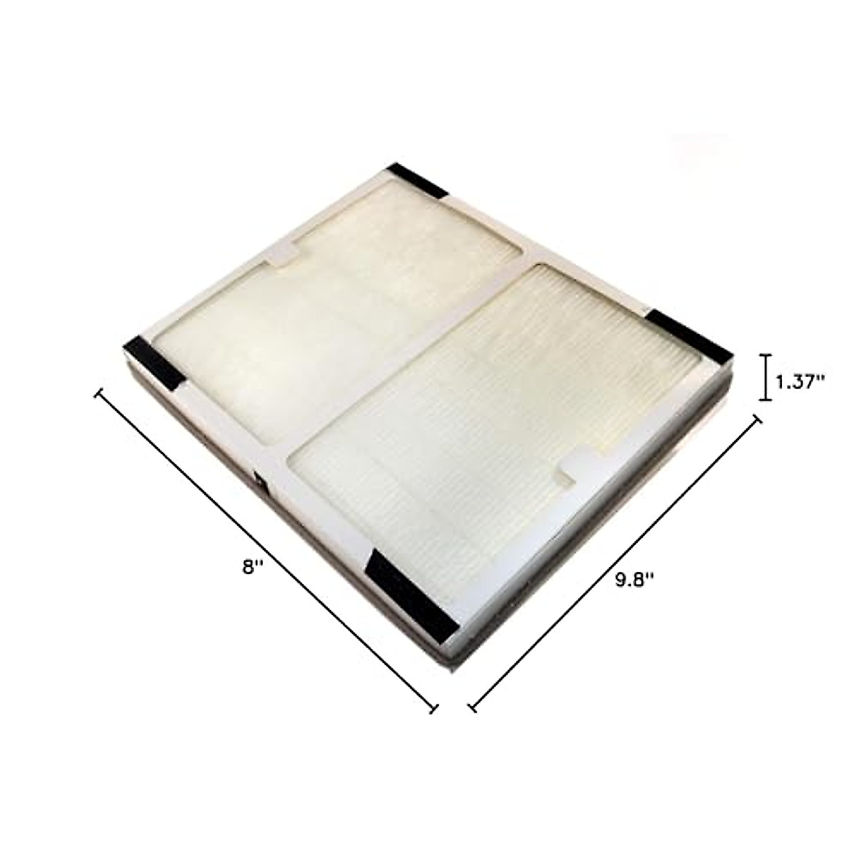 HQRP 2-Pack HEPA Filter Compatible with Idylis AC-2119, AC2119, 2119, 561212, Replacement for 0302648 302648 412564