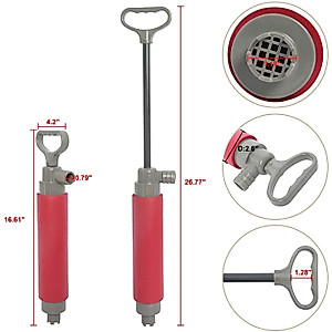 HYDDNice Kayak Bilge Pump Hand Pump Kayak Pump Floating Manual Bilge Water Pump Kayak Canoe Accessories for Kayak Rescue
