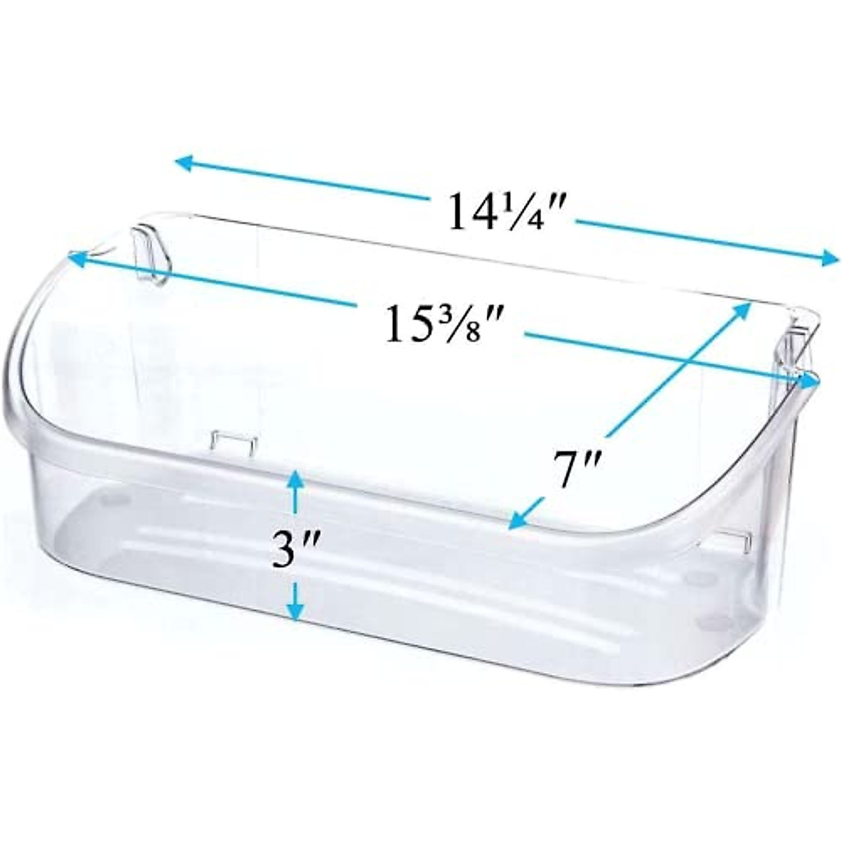 UPGRADE 240356402 Refrigerator Door Bin Replacement Part, Compatible with Frigidaire Refrigerator Door Shelf FGUS2642LF2 FRS6LF7JS0 FGUS2642LF1 LGUS2642LP0 LGUS2642LF1 LFSS2612TE0 Door Bin