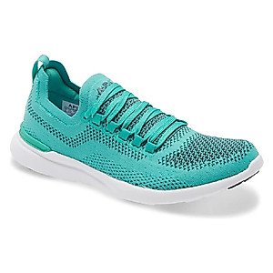 APL: Athletic Propulsion Labs Women's Techloom Breeze Sneaker, Green/Midnight Jungle/White, 6