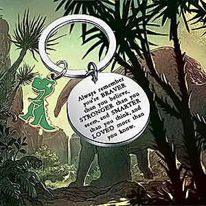 KUIYAI Dinosaur Lover Gift Dinosaur Key Inspirational Gift(Remember-DinosaurKS)