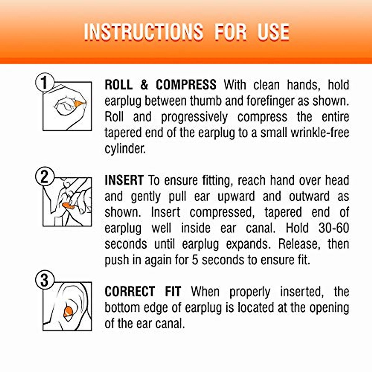 Moldex Soft Foam Ear Plugs 50 Pairs Softies® Earplugs -33dB Highest NRR Made in USA/Moldex Soft Foam Ear Plugs 50 Pairs Softies® Earplugs -33dB Highest NRR Made in USA