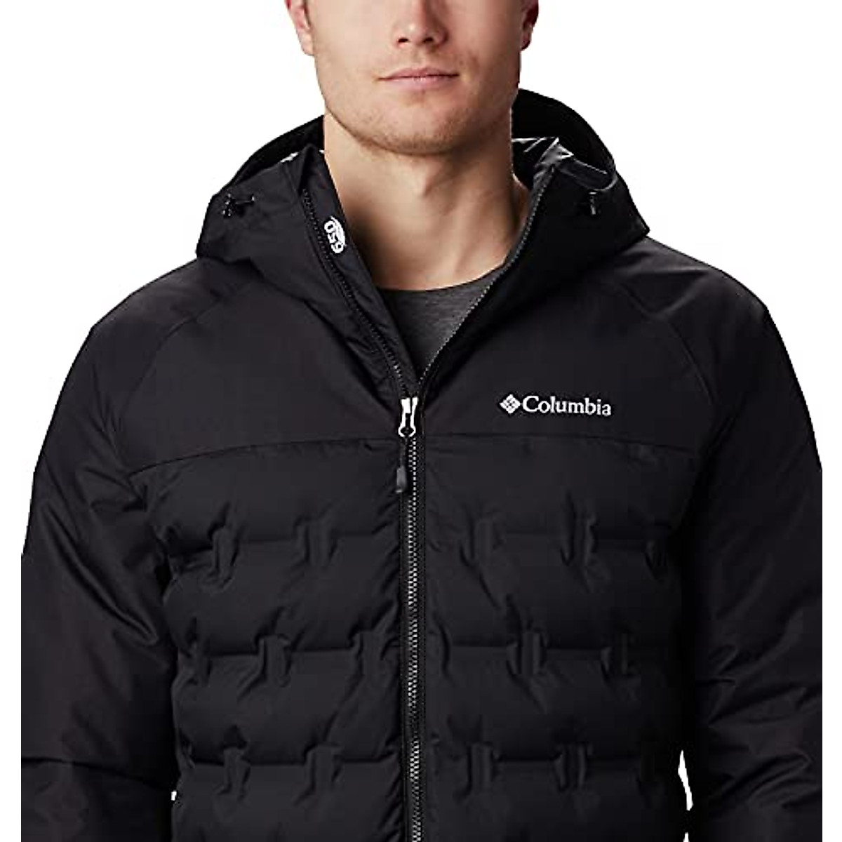 Columbia Men's Grand Trek Down Jacket, Black, Medium