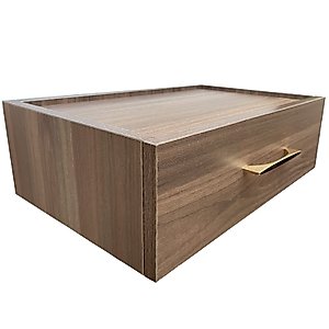 2 PCS nightstand Floating Drawer Shelf Bedside,The Bedside Table of The Hotel Hidden lamp Belt,nightstands Set of 2 mid Century Modern