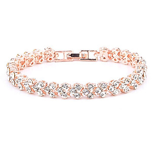 Roman Style Woman Crystal Diamond Bracelets Gifts