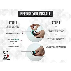 YoYoink Remanufactured Ink Cartridge Replacement for HP 901XL 901 XL High Yield (1 Black, 1 Color; 2 Pack) for Printer HP Officejet 4500 J4680 J4550 J4580