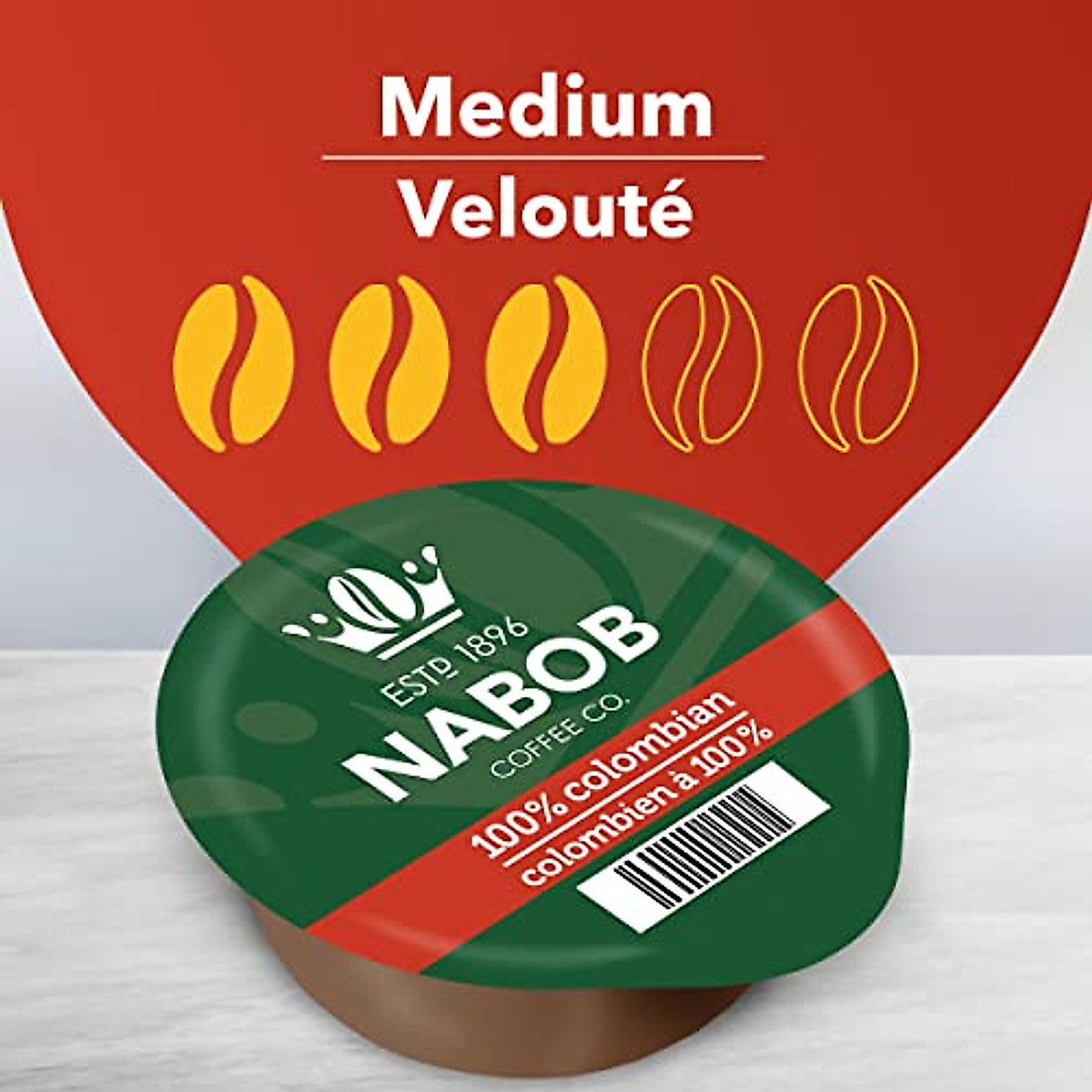 Tassimo Nabob 100% Colombian Coffee 14 T Discs (110g / 3.8oz)