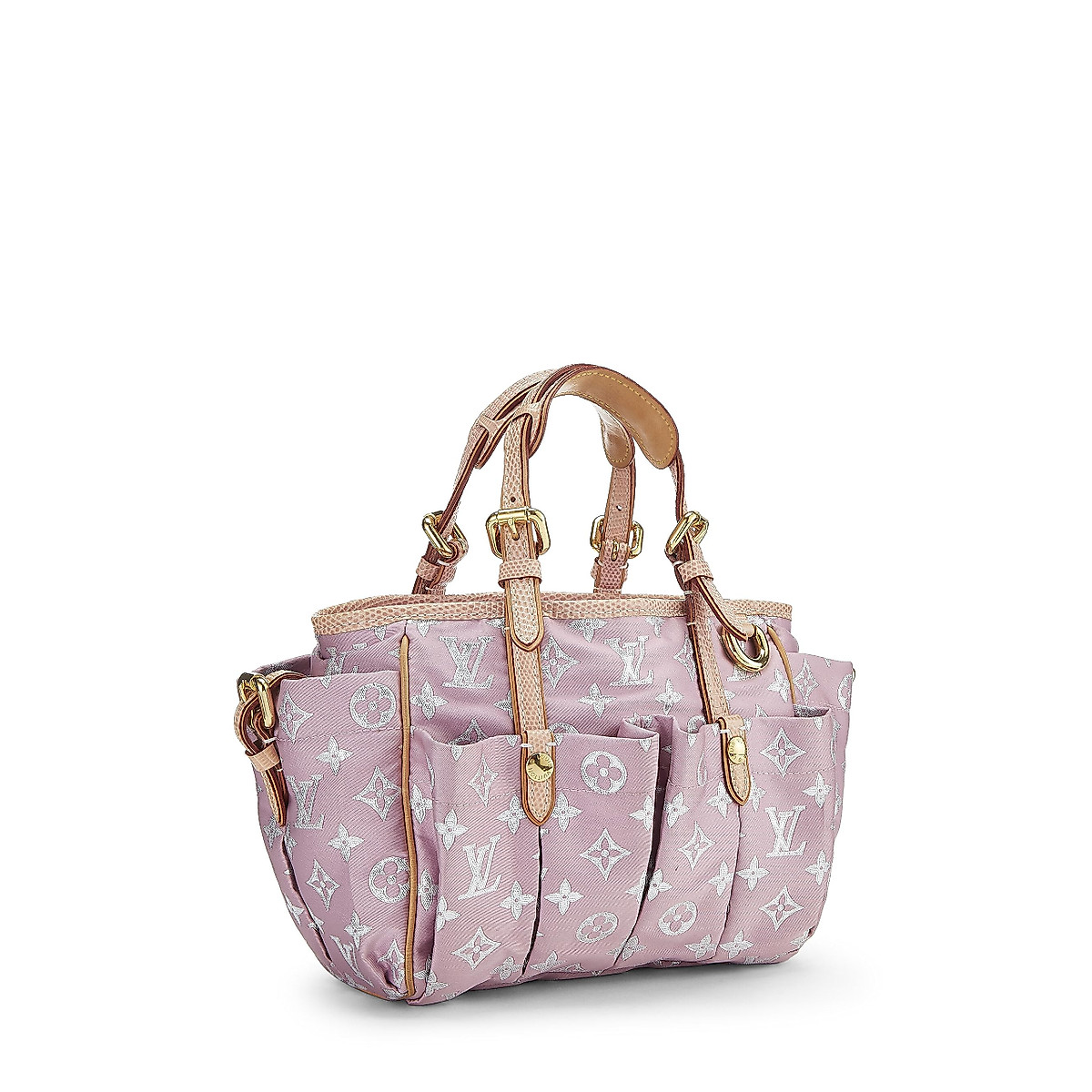 Louis Vuitton, Pre-Loved Pink Monogram Satin Cabas GM, Pink