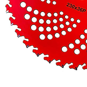 2-Pack 9" 36 Teeth Carbide Tipped Blades for Brush Cutter, Trimmer, Weed Eater