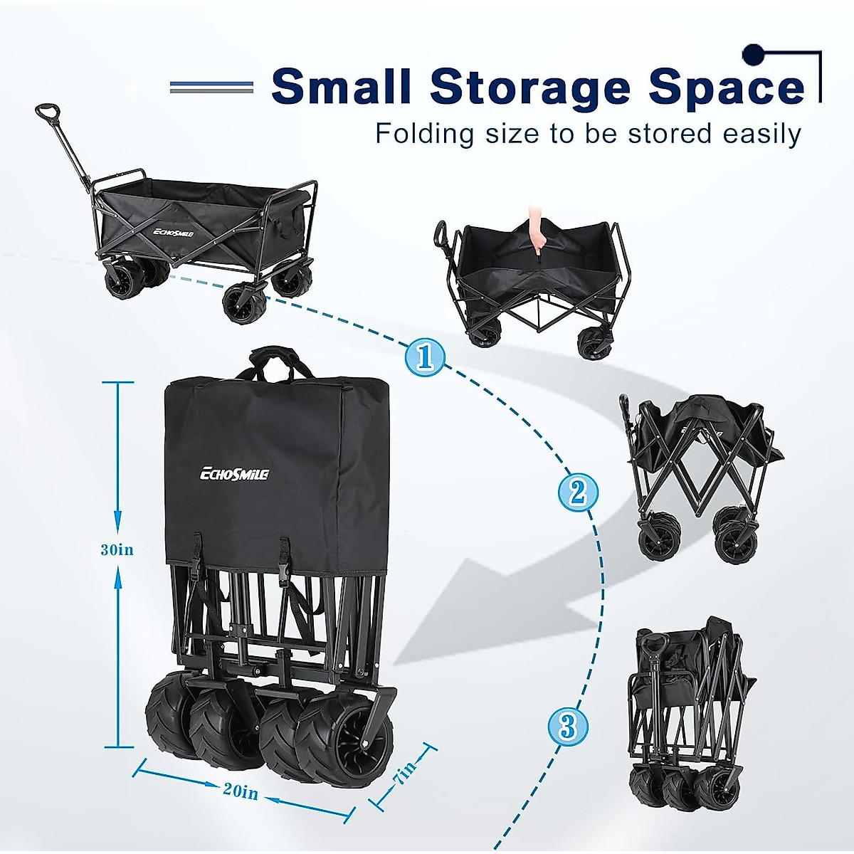 Black Folding Campers