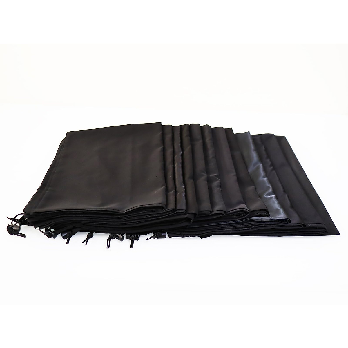 YETHAN Extra Large Laundry Bag 18 Pack, Travel Laundry Bags with Drawstring Closure, 30"x40", for college, dorm, apartment dwellers (18Pcs Black)