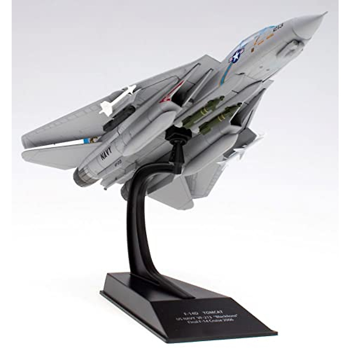 F-14 (F-14D) Tomcat VF-213 Blacklions US Navy 1/100 Scale Diecast Model